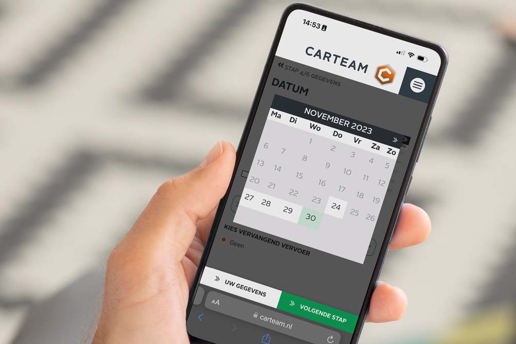 Nieuwe afsprakenmodule | Carteam Ruton Autoservice